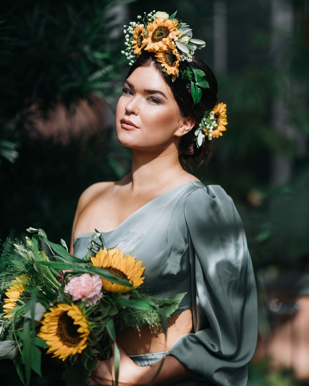 Miss Finland 2022 Finalists Pose wih Sunflowers on the Independence Day ...